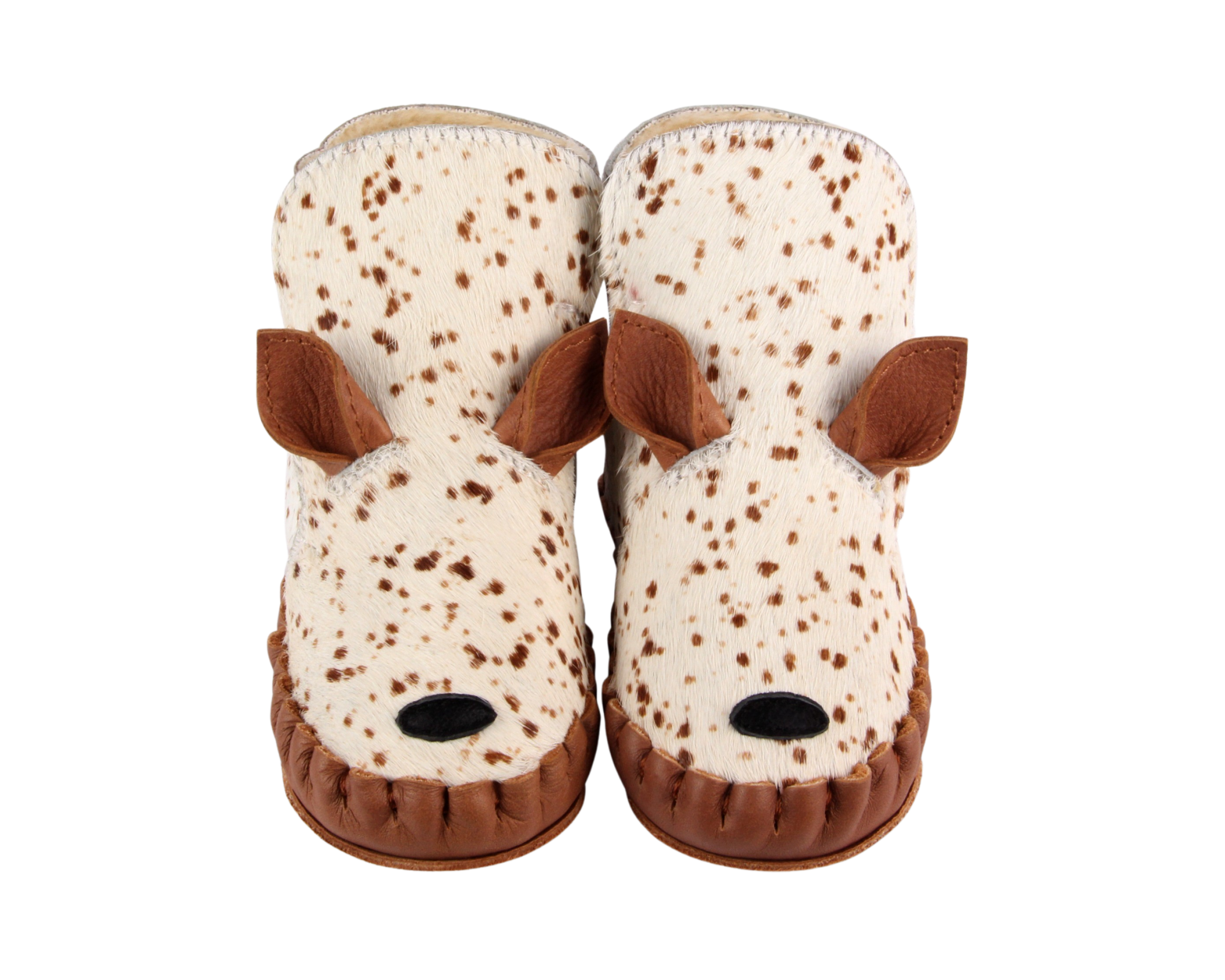 Kapi Exclusive Booties | Bambi | Bambi Spotted Cow Hair – Donsje Amsterdam