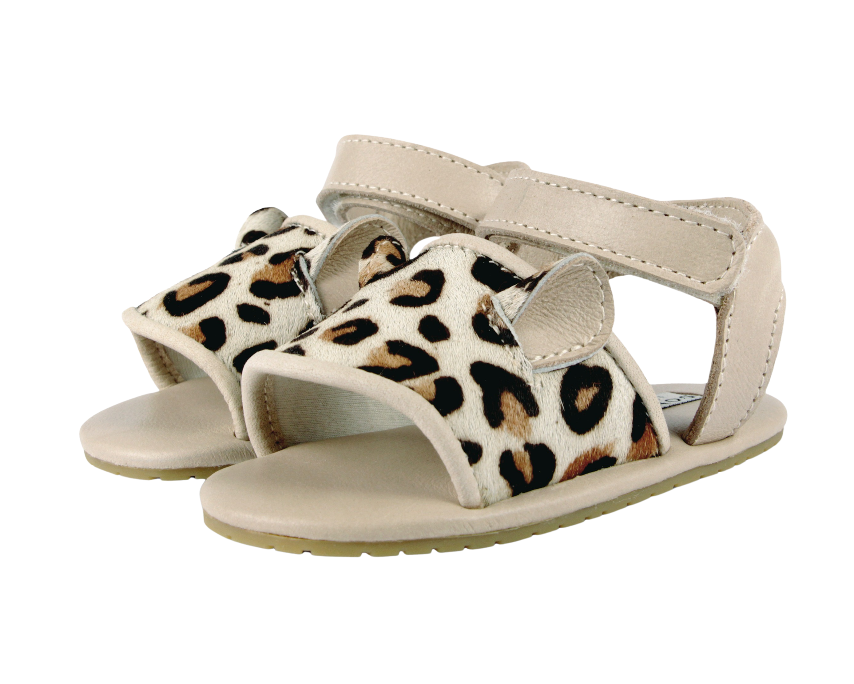 Alina Sandals | Leopard | Ivory Classic Leather – Donsje Amsterdam
