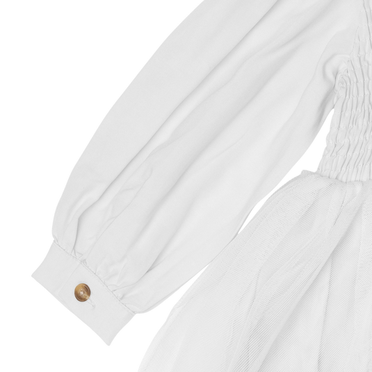 Janice Dress | Crispy White – Donsje Amsterdam