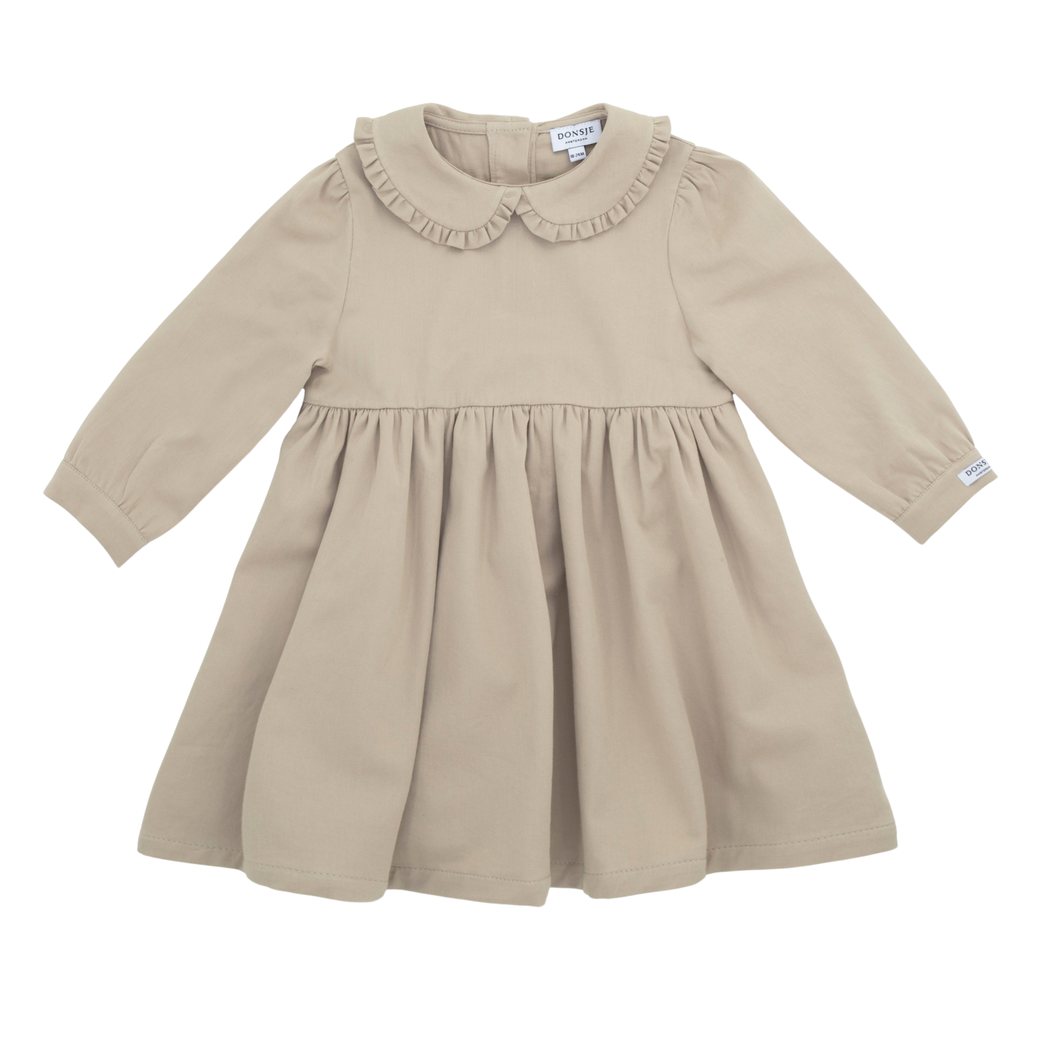 Prala Dress | Light Taupe – Donsje Amsterdam