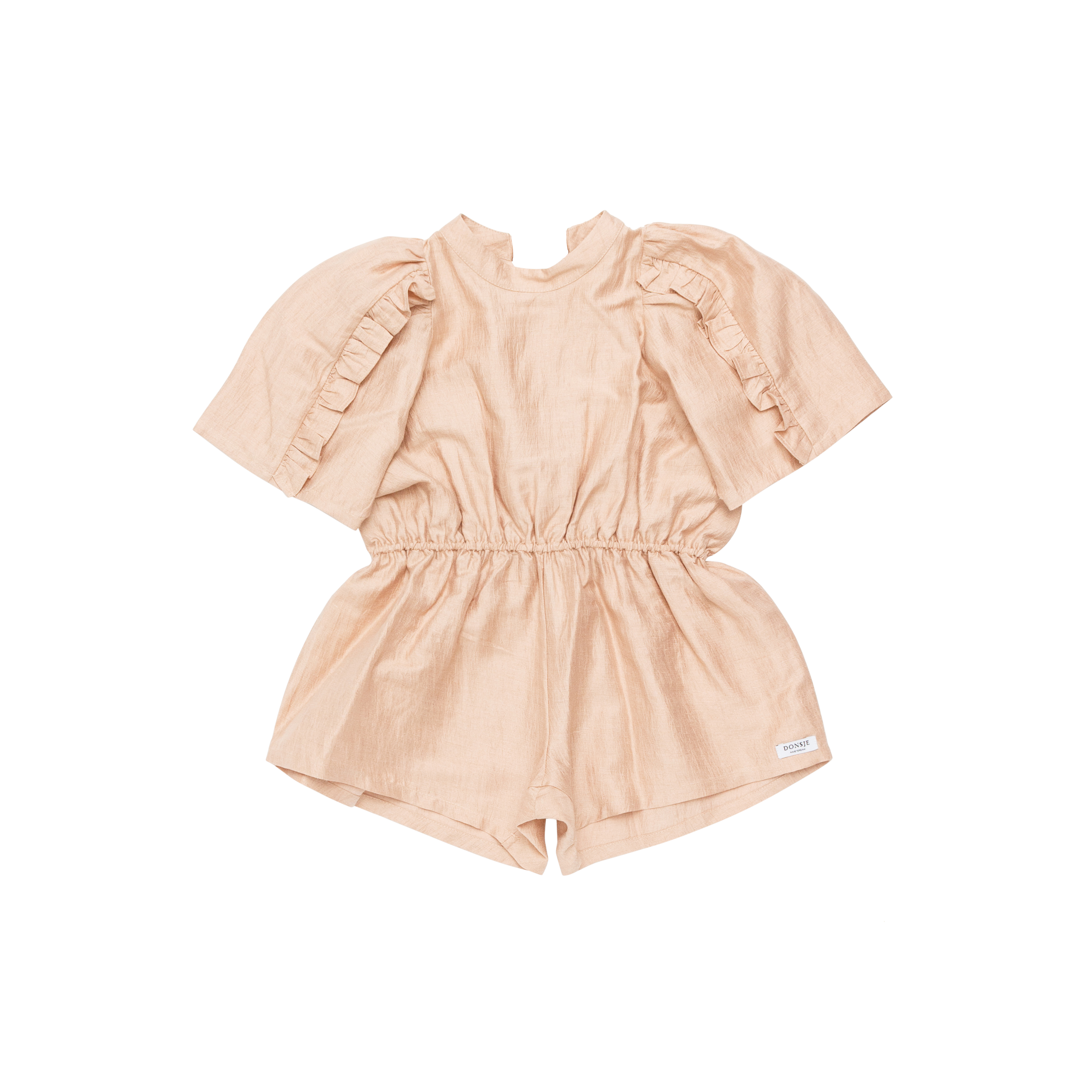 Femmie Playsuit | Rose Mocha – Donsje Amsterdam