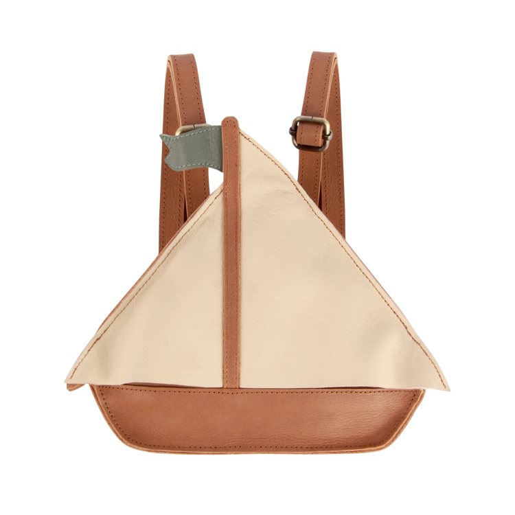 Nino Backpack | Boat | Nutmeg Leather – Donsje Amsterdam