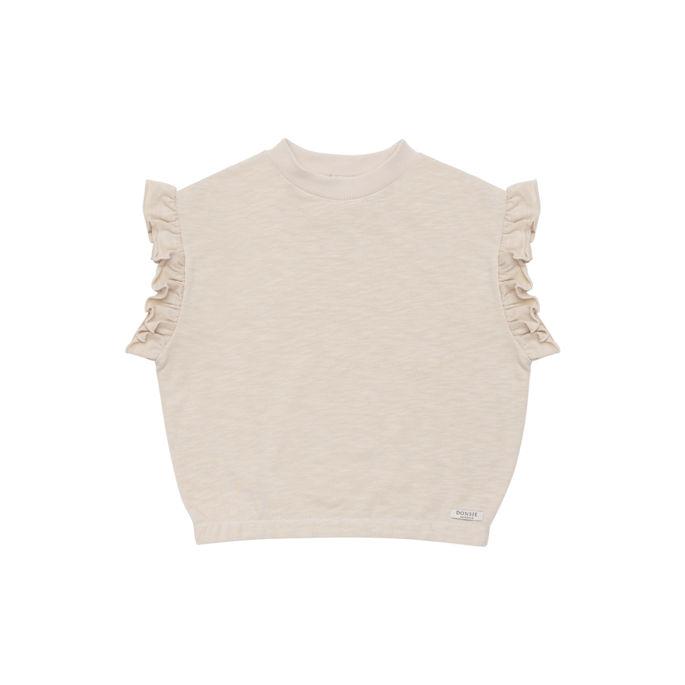 Nuriel Top | Soft Sand – Donsje Amsterdam